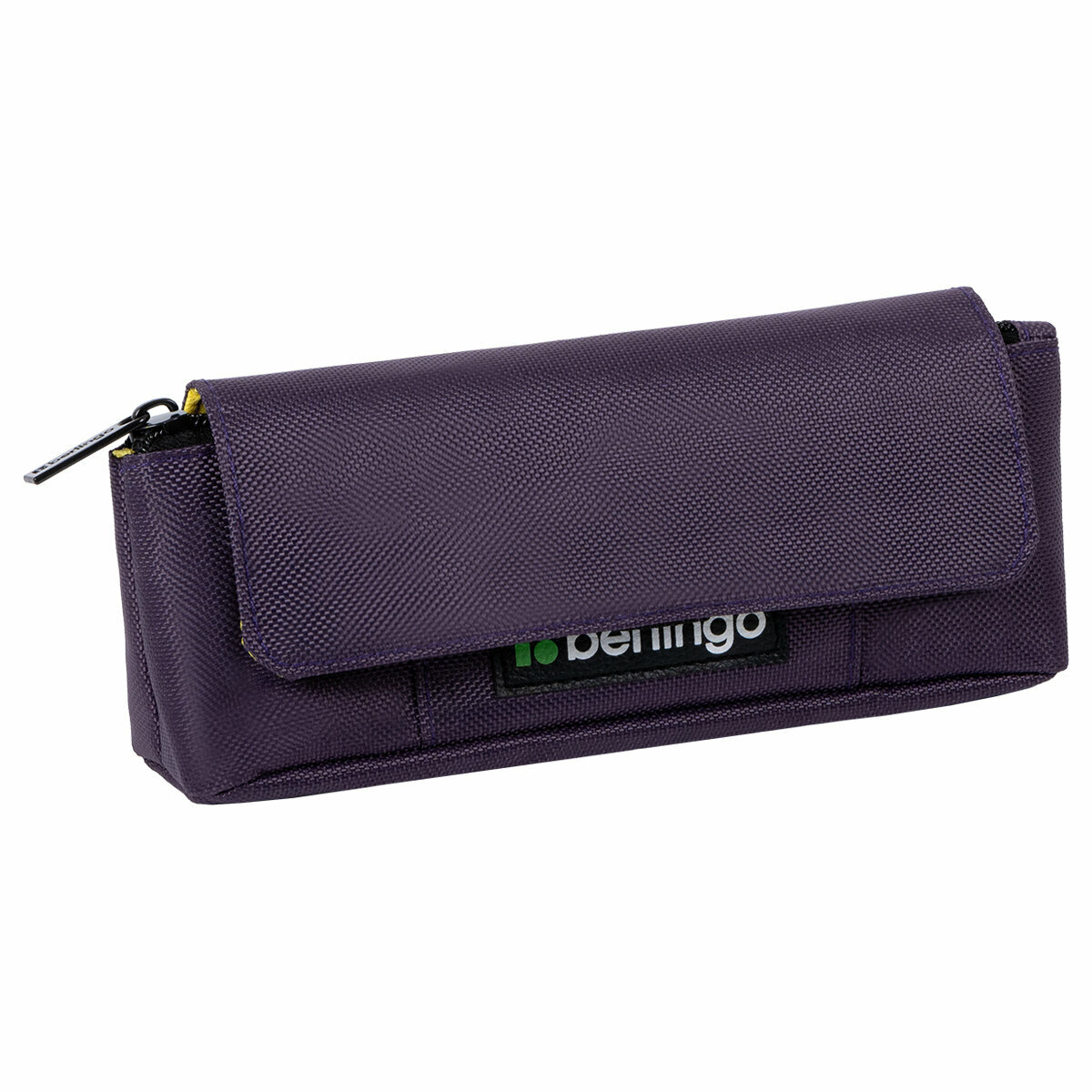 Пенал мягкий 1 отделение, 215*90*45 мм, Berlingo "Purple focus", полиэстер, внутренний органайзер, магнит