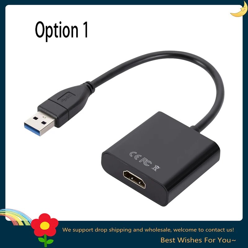 Адаптер USB 3.0 на HDMI, Option 1