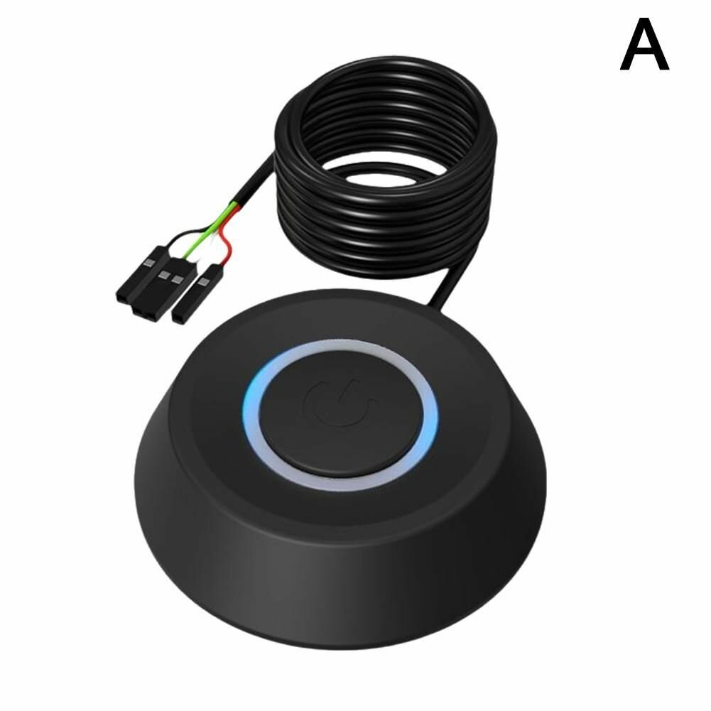 Кнопка включения/выключения ПК, кабель-переключатель, портативный настольный компьютер, удлинитель для домашнего офиса, переключатель внешнего рабочего стола компьютера