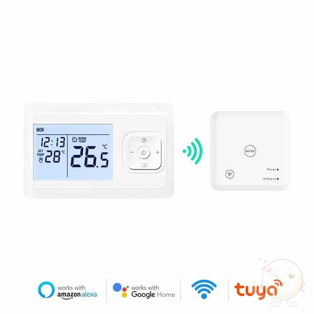 Терморегулятор/Термостат для котла, с беспроводным приемником WIFI ME901