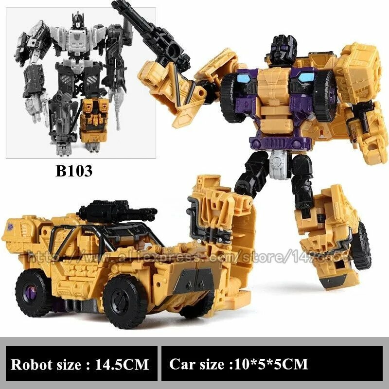 No box 5 в 1 игрушка робот трансформер игрушки devastator — фото 1
