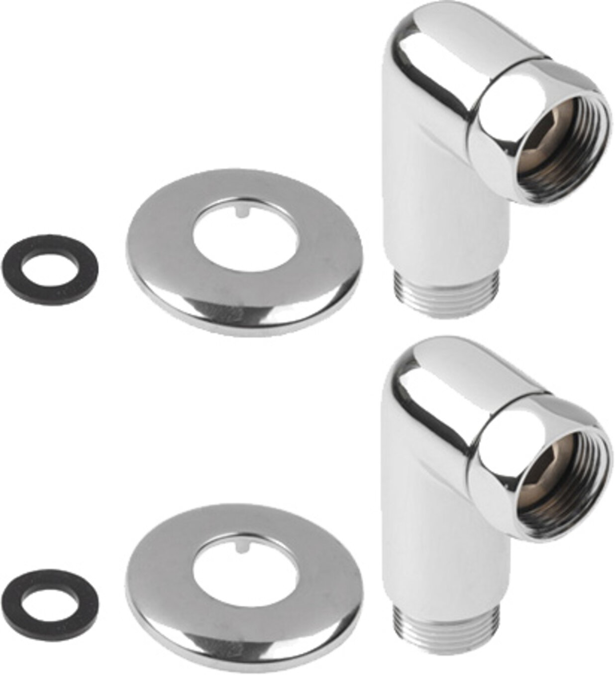 Американка угловая 1"х1/2" с внутренней-наружной резьбой AV ENGINEERING 2 штуки (AVE156009-1)