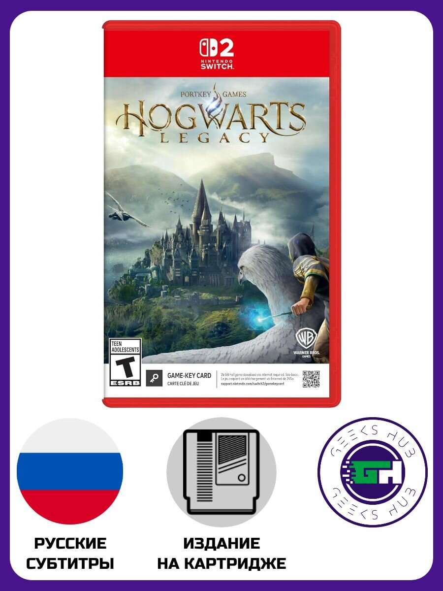 Видеоигра Hogwarts Legacy, для Nintendo Switch 2, RPG, открытый мир, русские субтитры