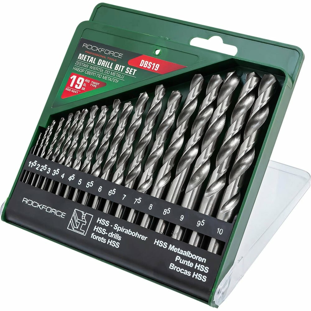 Набор сверл по металлу Rockforce RF-DBS19(29135)