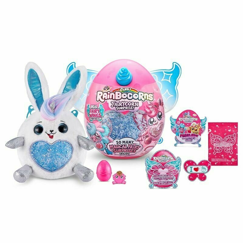 Zuru Rainbocorns Fairycorn Surprise Egg / Яйцо-сюрприз из сказочного зерна, Коллекционные милые мягкие игрушки с крыльями Феи, игрушка-сюрприз