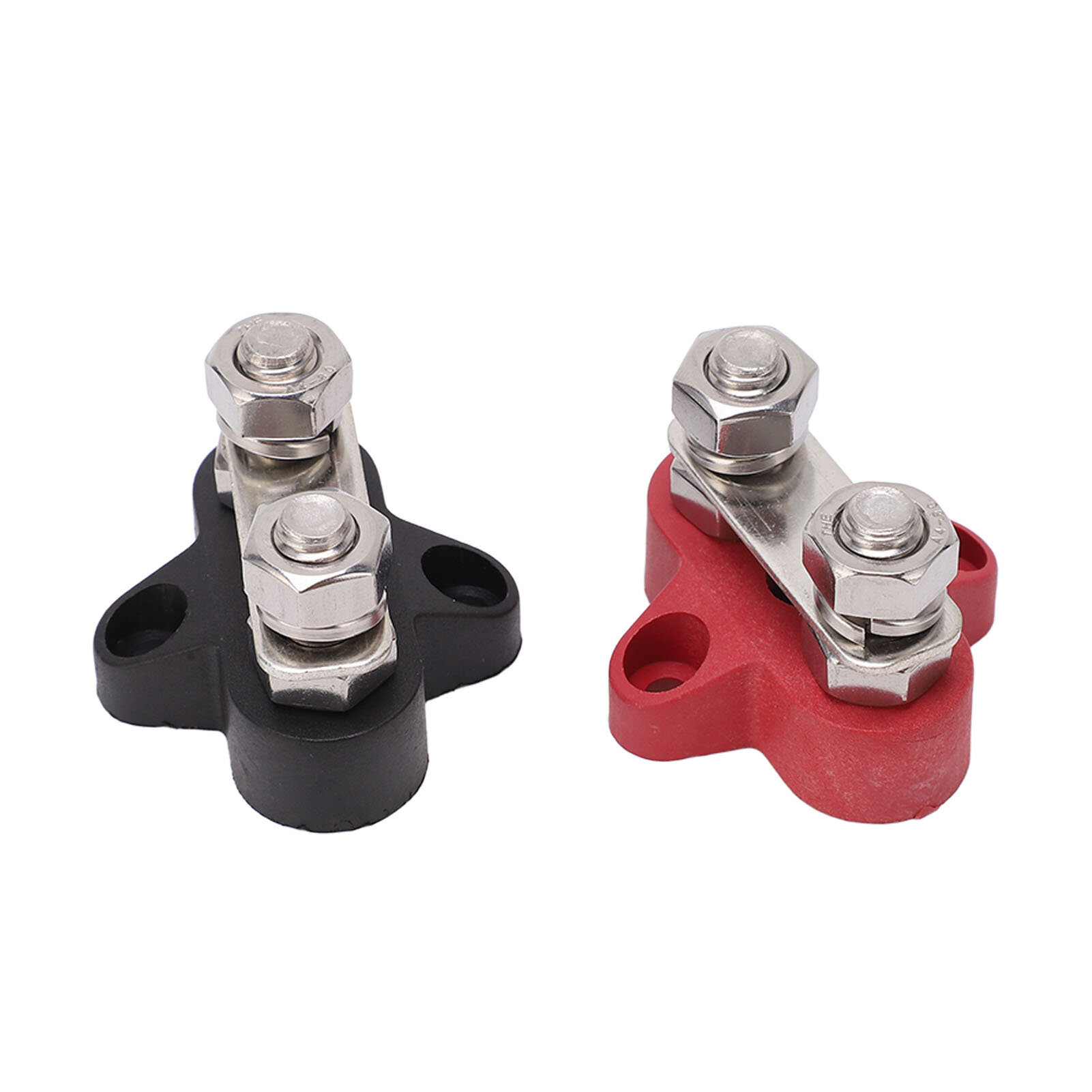 Батарейный разъем M8 Позитивный Негативный Коннектор Набор Кит DC 12V 24V для Автомобиля Лодки 2шт Разъемов 4шт Винтов