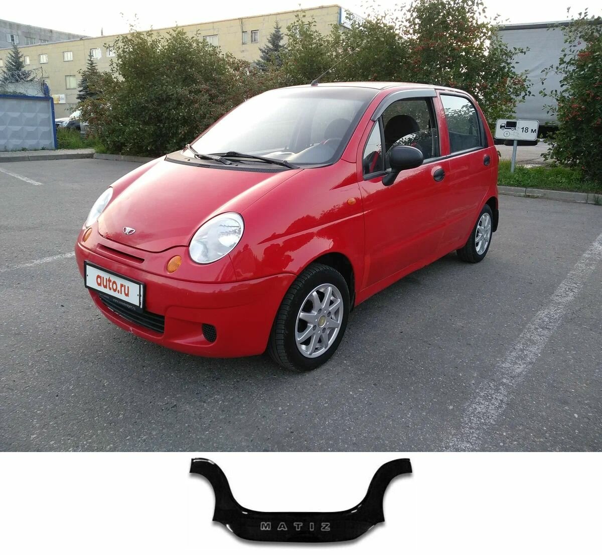 Дефлектор капота DAEWOO Matiz (Евро)