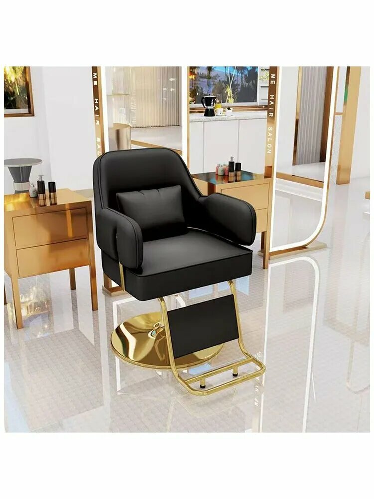 Высококачественное подъемное и вращающееся косметологическое кресло для парикмахерской.