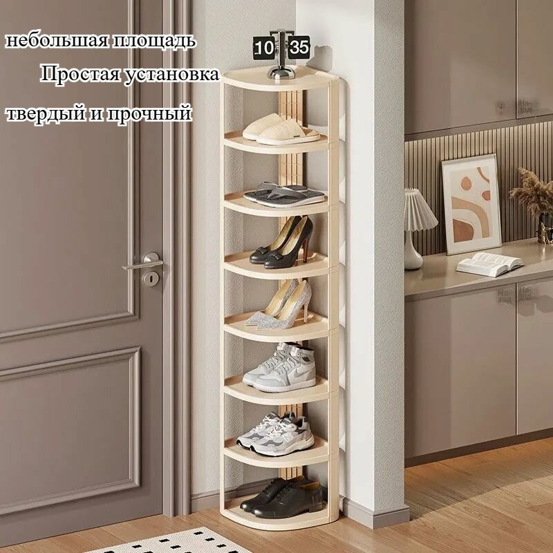 Угловой стеллаж для обуви