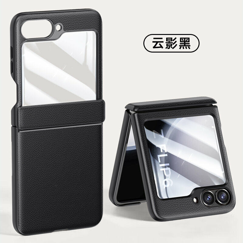 Чехол для Samsung Galaxy Z Flip6 / Samsung Z Flip6/Самсунг Галакси Зед Флип6 Складной Чехол-Книжка Премиум: Защита 2-в-1 и Невероятный Комфорт