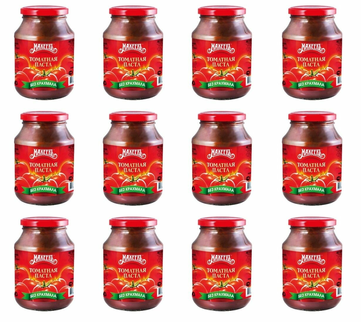 Махеевъ Паста томатная домашняя, 500 г, 12 шт в коробке