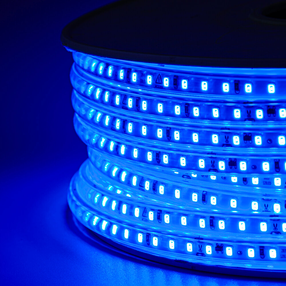 Светодиодная лента ShopLEDs Светодиодная лента SL SMD 2835, 120 Led/m, IP67, АС220V, NEW (синий), 10м