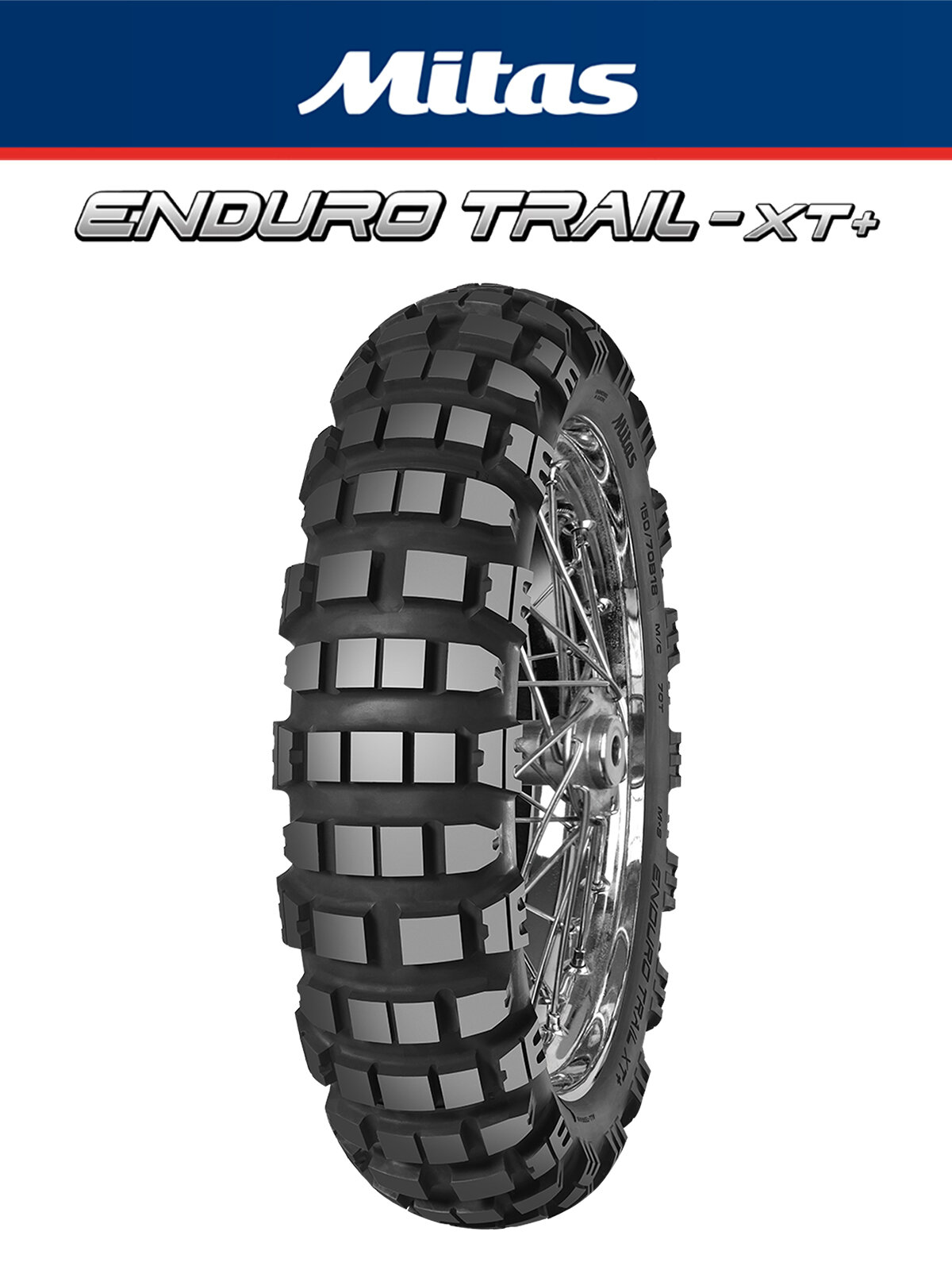 Мотошина Mitas ENDURO TRAIL XT+ 130/80B17 65S TL/TT Rear (Митас E-09)