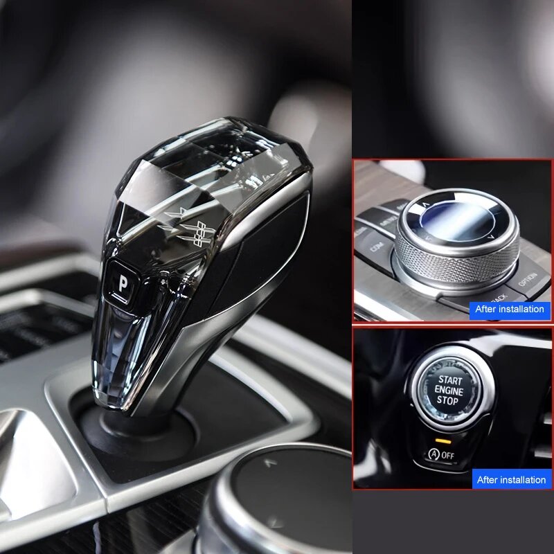 Комплект Из 3 Хрустальных Ручек Переключения Передач BMW Для Серий 5, 7, G30, G12, G01 G08 2018-2021