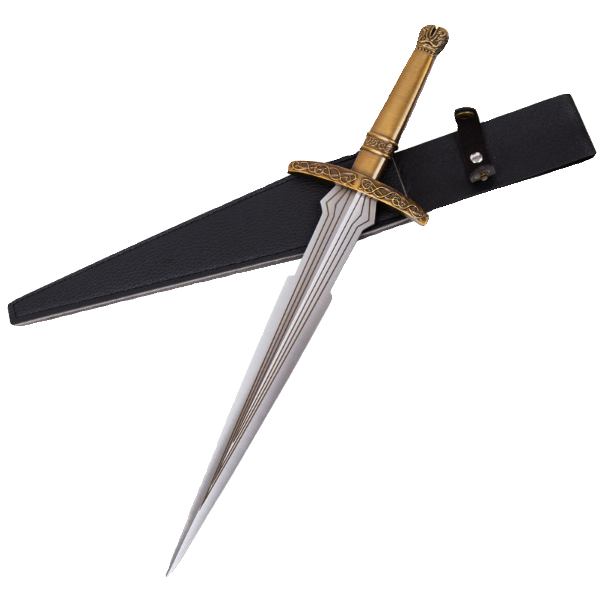 Модель оружия для коллекции: Короткий меч Локи, злого бога, 1:1 масштаб, не заточен, длина 37.5 см (Категория: Коллекционные модели оружия).