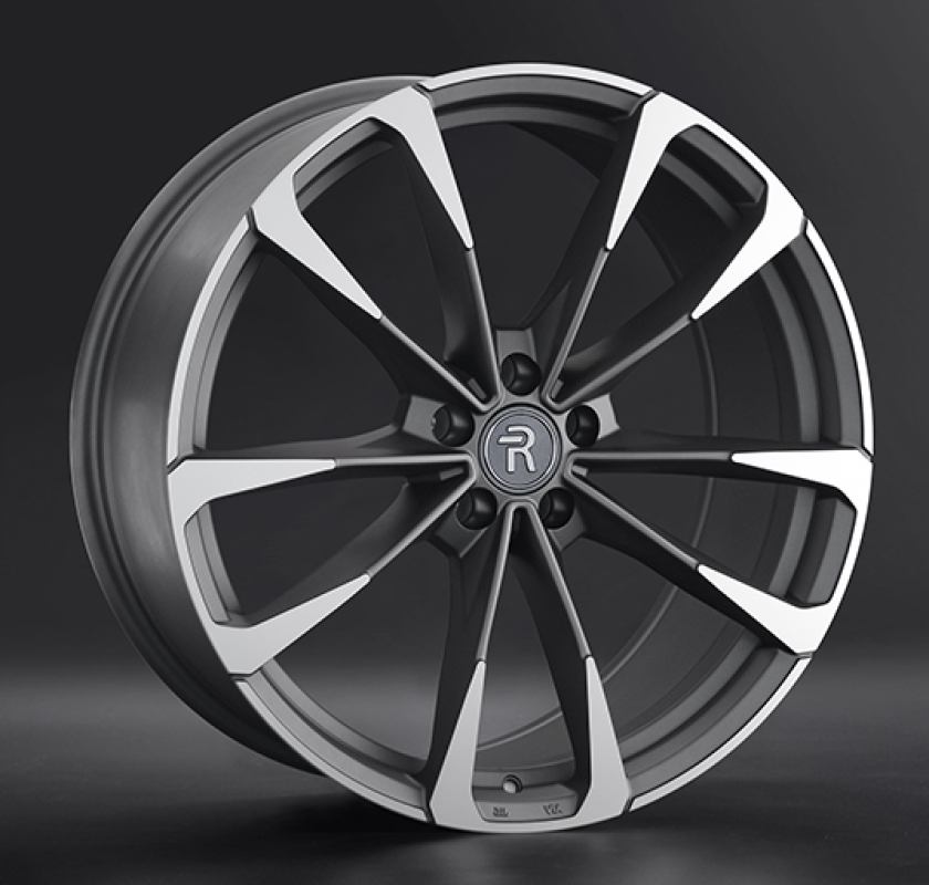 Диск колесный Replica Replay A258 9,5x21 5x112 Dia66.6 ET31 цвет MBF (черный, полировка)