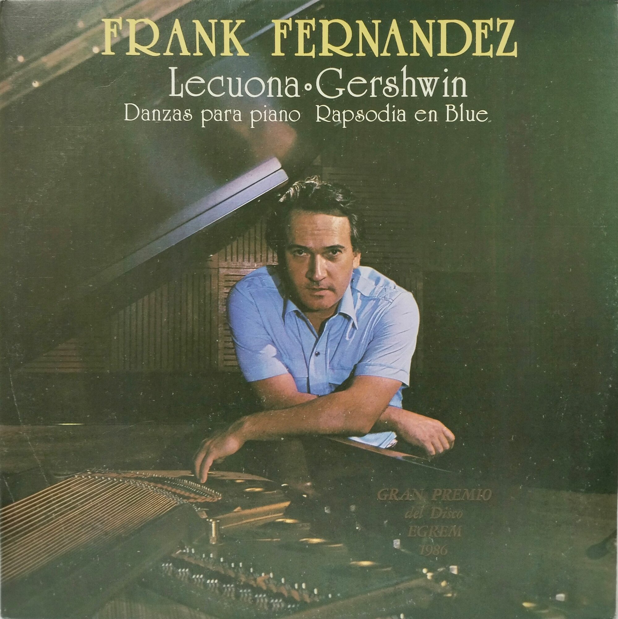 Frank Fernandez. Lecuona - Gershwin (M/M, Cuba, Areito, LD 4283, 1987, винил) LP