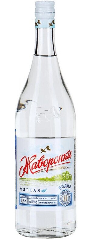 Водка "Жаворонки" Мягкая, 0.5 л