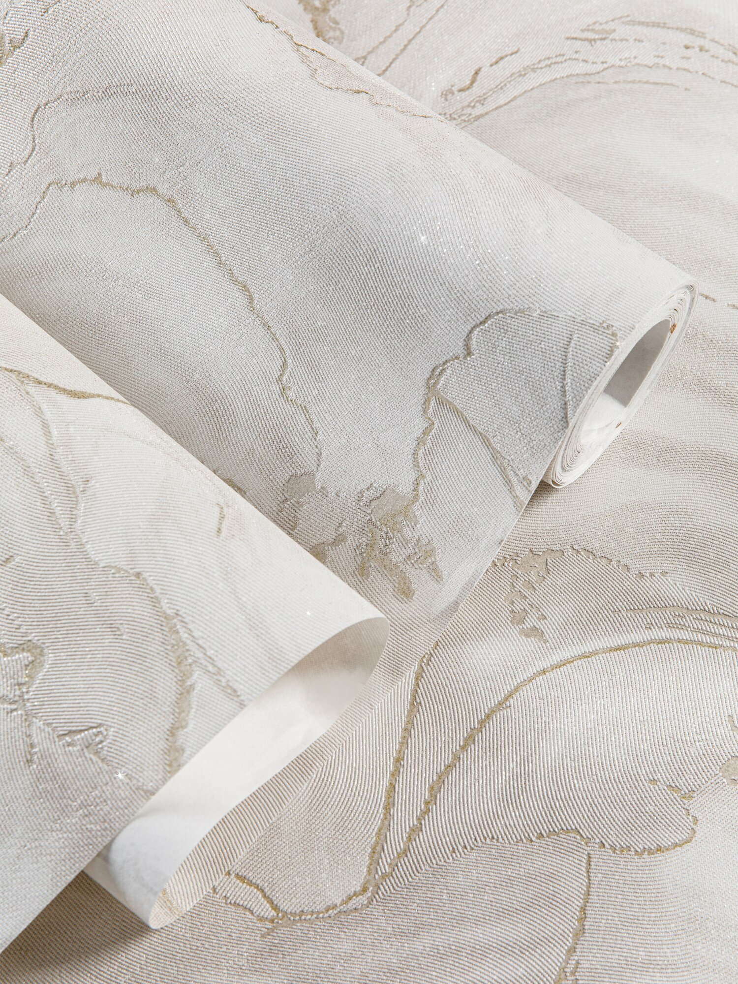 Обои OBOIRU "Соренто", флизелиновые, антивандальные, вспененный винил, 10х1,06м , бежево-золотистые