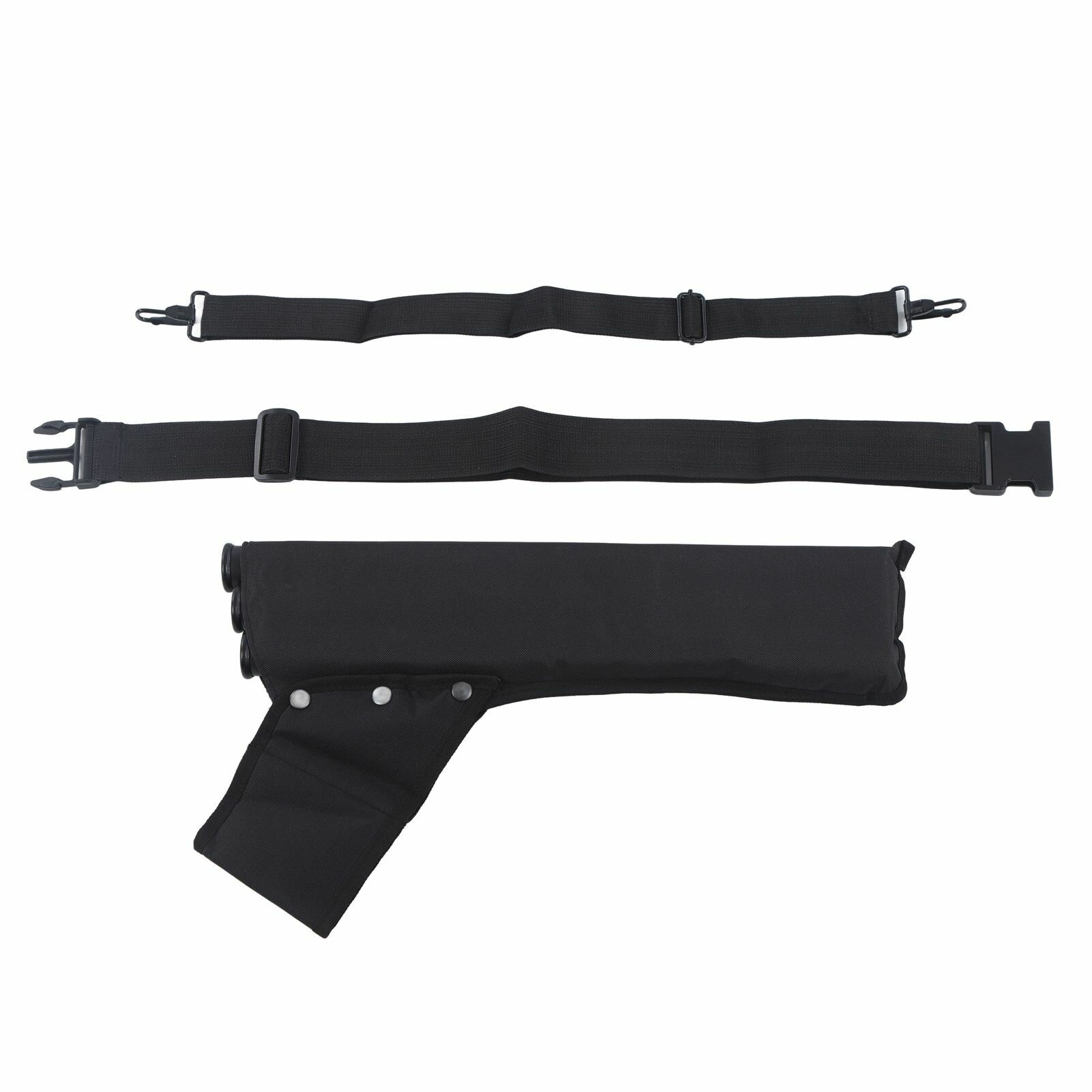 Набедренный колчан с двойным ремнем, оксфорд, черный