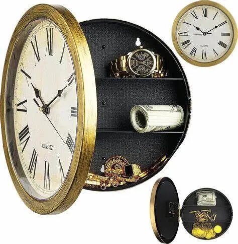 Сейф Для Денег И Документов, Имеет Два Цвета, Дизайн Секретного Пространства, Диаметр 25 См, Вес 690 Грамм. SuperDZS