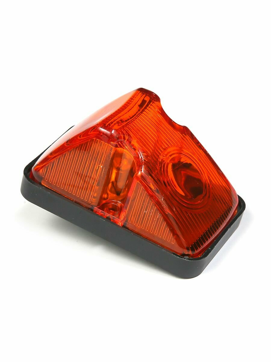 Фонарь автопоезда, для КАМАЗ и МАЗ ОГ-22, желтый, пластик, галогеновые лампы