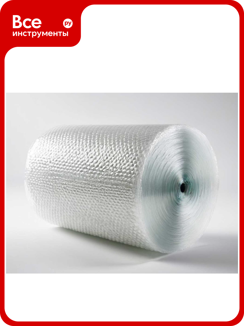 Пленка упаковочная Saros Polymer Рулон ВП 2/м, 0,3м х 50м, для ручной нарезки и использования в малом бизнесе