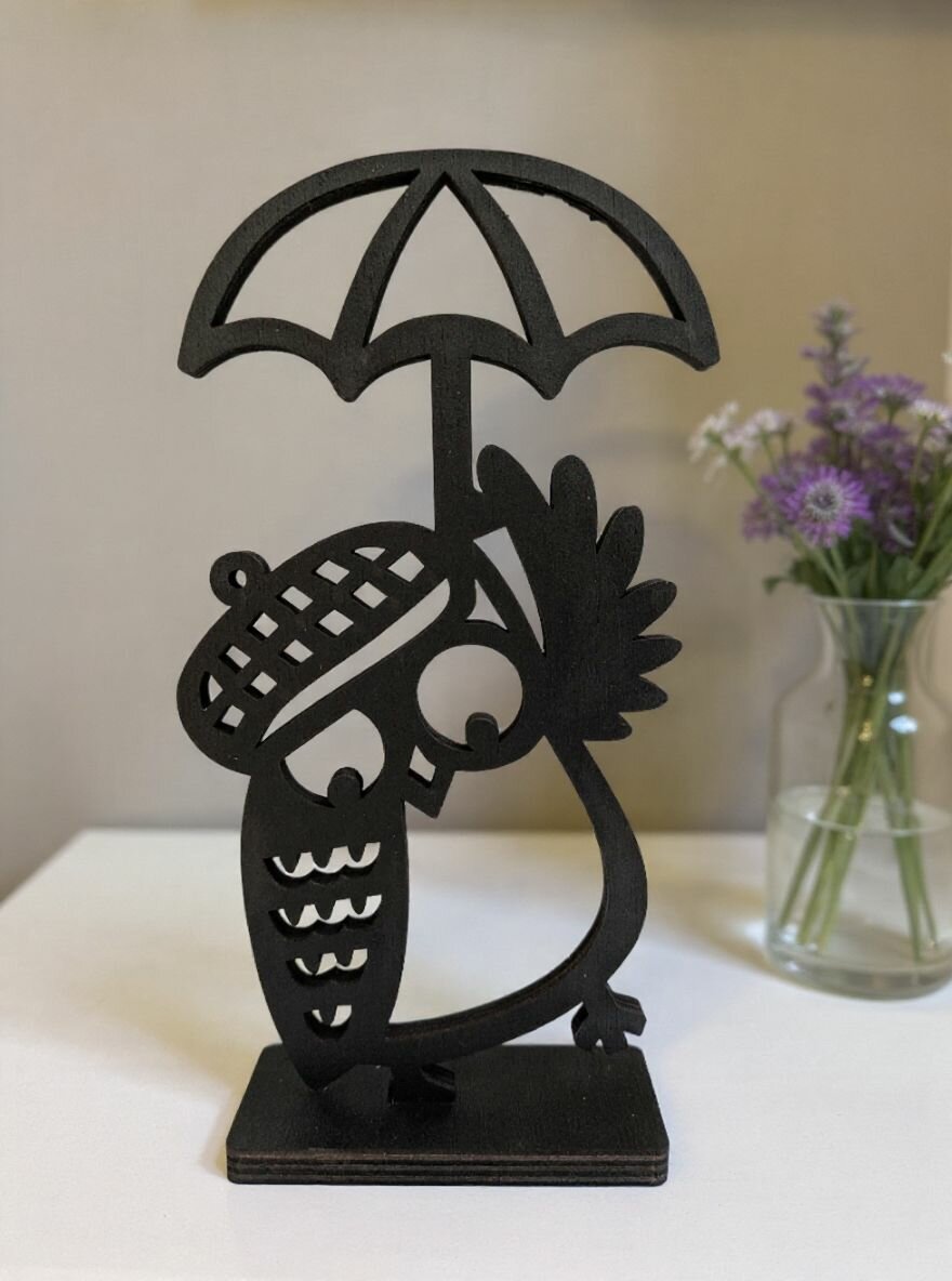 Фигура Сова 20 см x 11 см