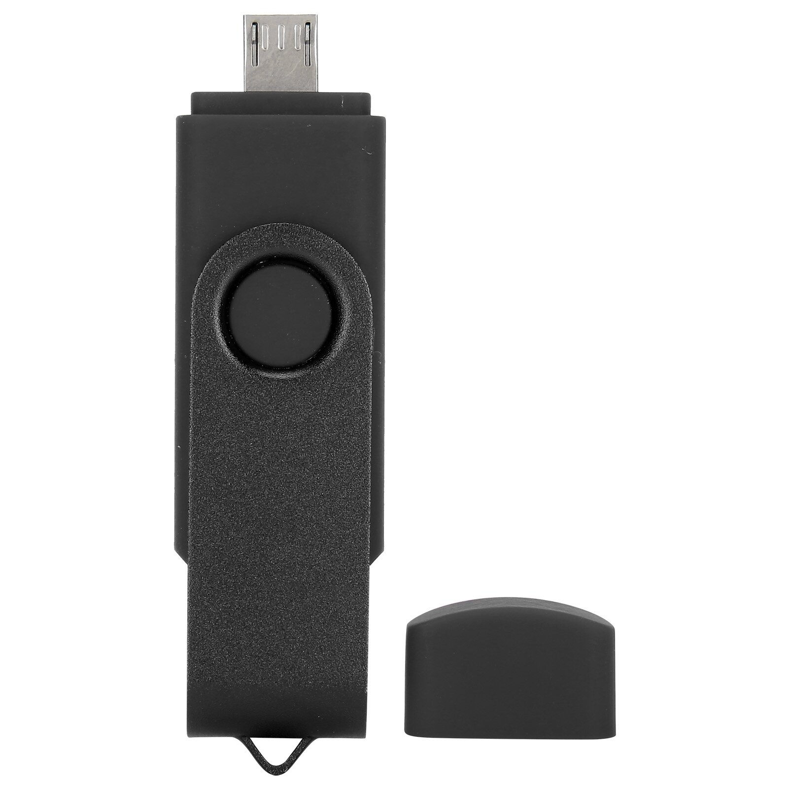 Флешка OTG Micro USB/USB2.0 портативная черная 64GB CW10040