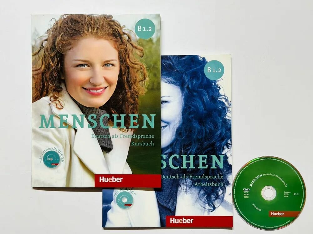 Menschen B1.2 : Комплект-Kursbuch+Arbeitsbuch+DVD