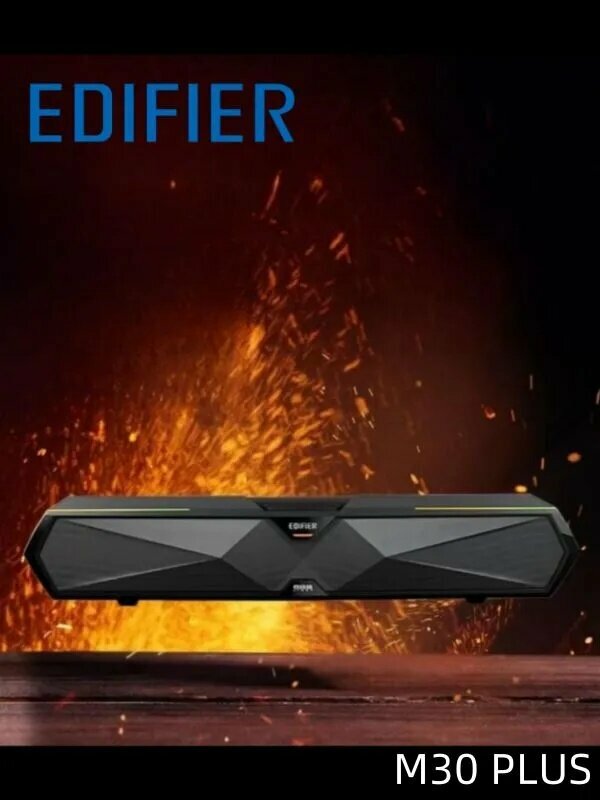 Колонки для компьютера - Саундбар EDIFIER M30 PLUS, для телевизора и для компьютера с Bluetooth 5.4, черный