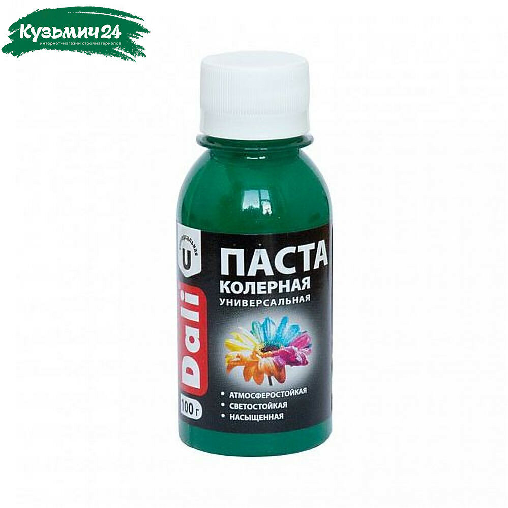 Паста колерная DALI Зелёный 100 г, 1 шт.