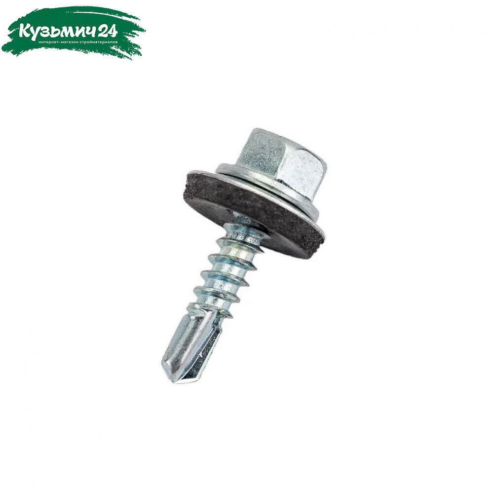 Саморез кровельный Жесть 4,8х19мм оцинкованный 12 шт