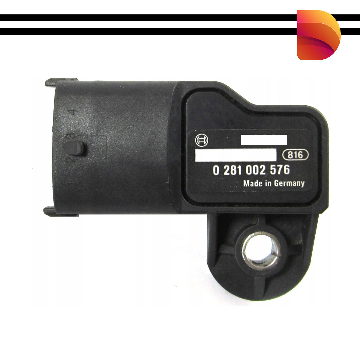 Датчик давления и температуры воздуха Камаз, ЗИЛ, ГАЗ, МАЗ, МТЗ 0281002576