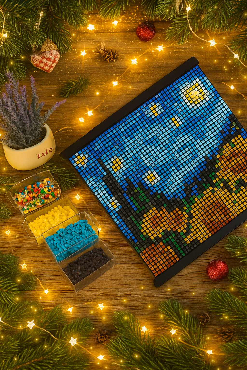 Набор термомозаики для творчества "Подсолнух", 3200 штук (. Ф)