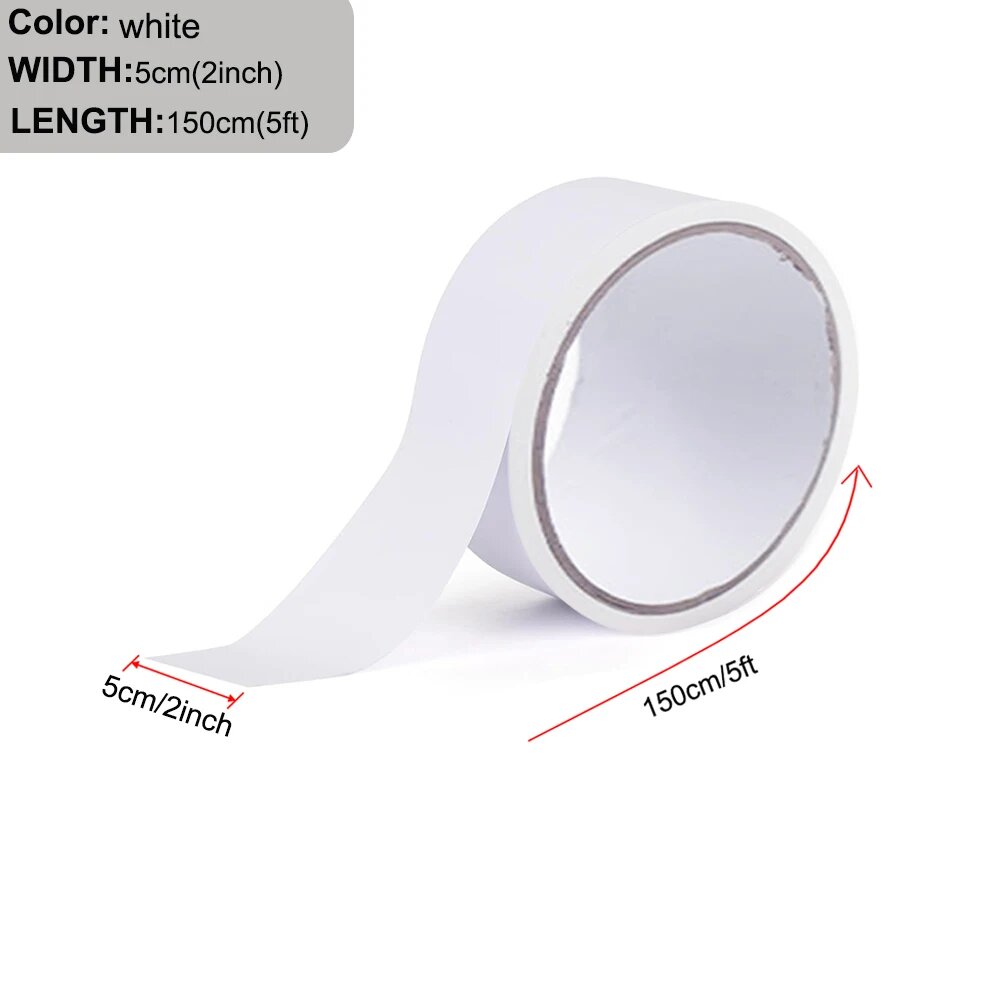 Водонепроницаемая лента для труб из ПВХ 5/10 см White 5x150cm