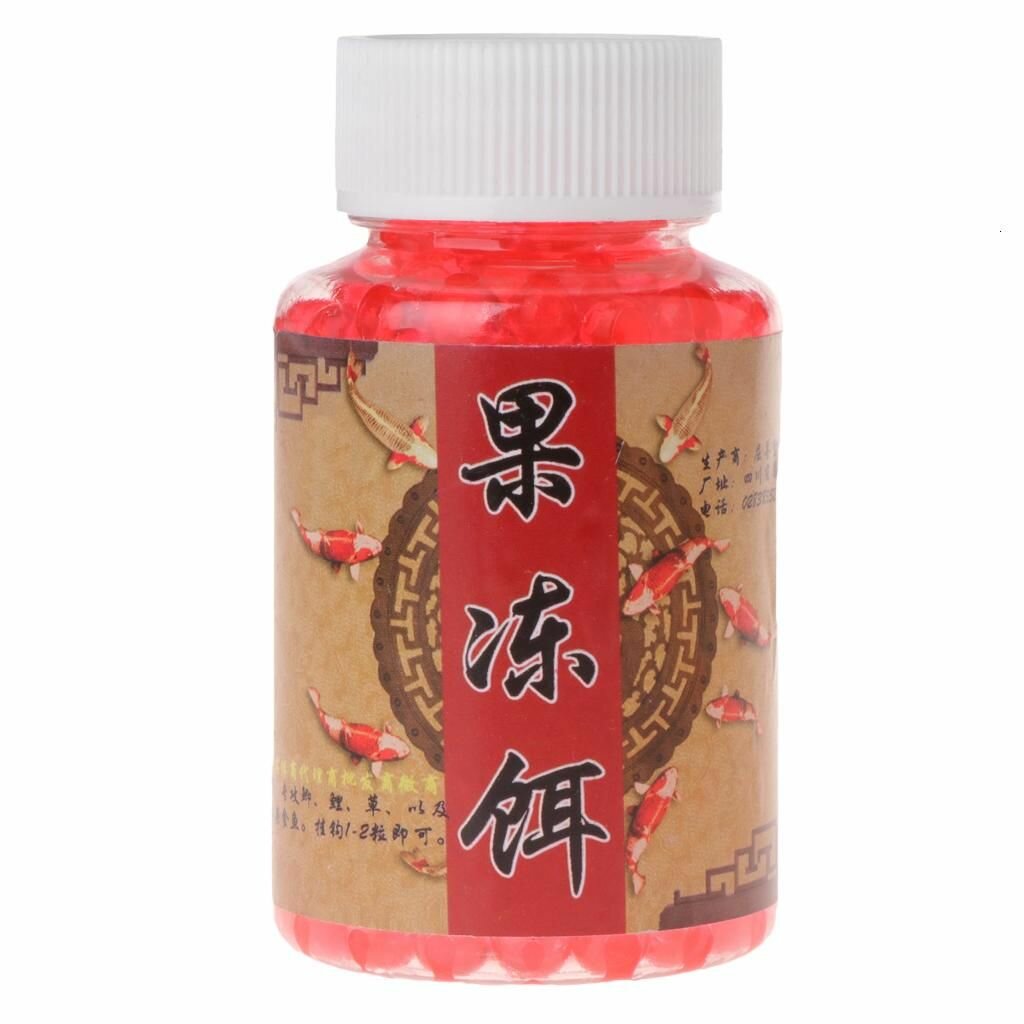 1 бутылка рыболовной желейной приманки для дикой рыбалки, около 450 кусочков рыбы толщиной 4 мм