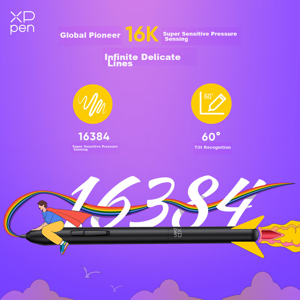 Графический планшет XPPen Deco 640, 16384M, 5080lpi, USB, черный