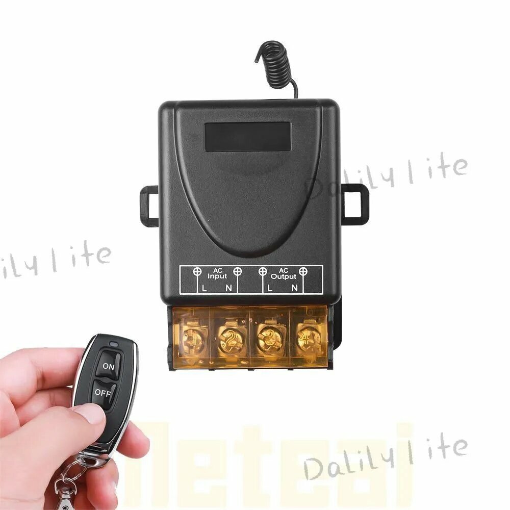 Радиоуправляемое реле AC110V-240V 30A + радио пульт / беспроводной выключатель