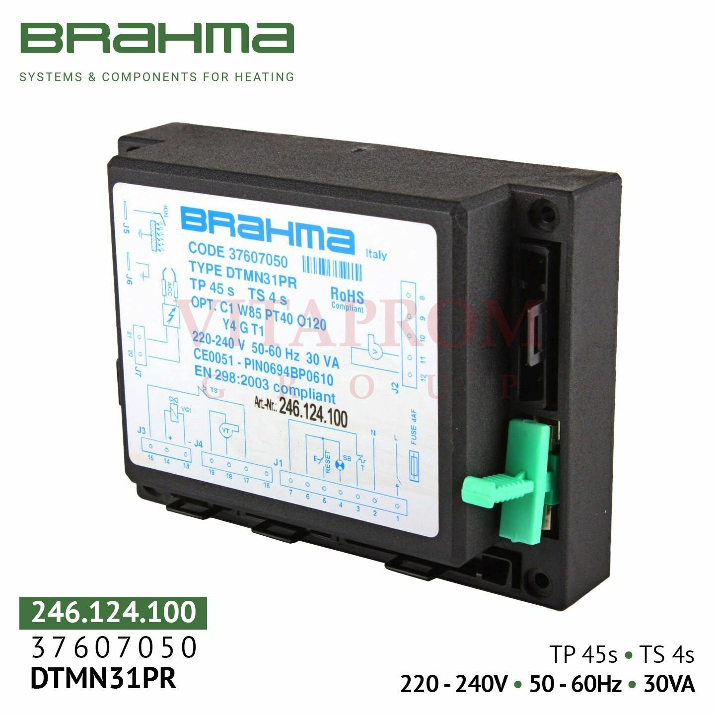 Блок управления горением Brahma DTM31PR, 37607050