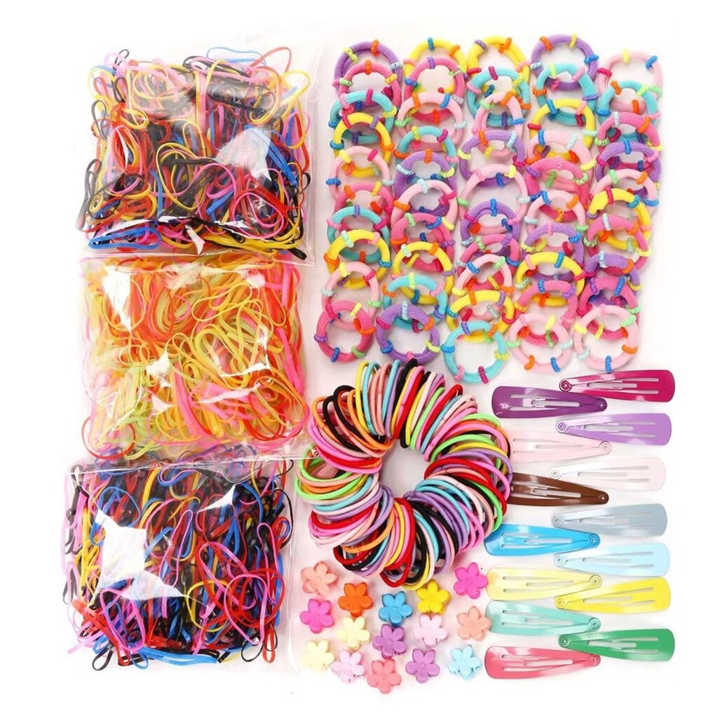 2024 Связанные с волосами набор красочных шпильков для волос для женщин.