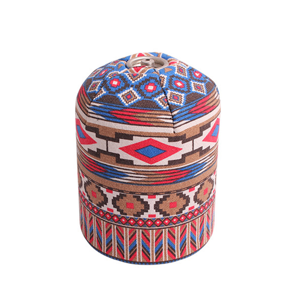 Gas Tank: Cotton Canvas Cover for 450g Cylinder High Combustion Efficiency - Ultra-Lightweight Travel Gas Canister Accessory for Outdoor Cooking
