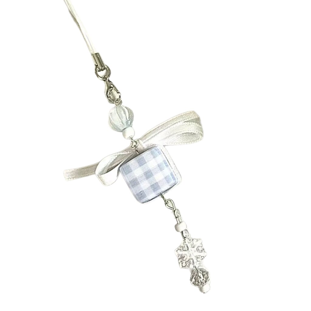 Уникальный брелок ручной работы из сплава с дизайном в виде снежинки, подарок для женщин и девушек на зиму.