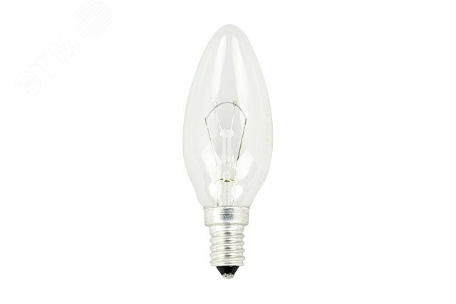 Лампа накаливания ДС 230-40вт Е14 набор 3 шт