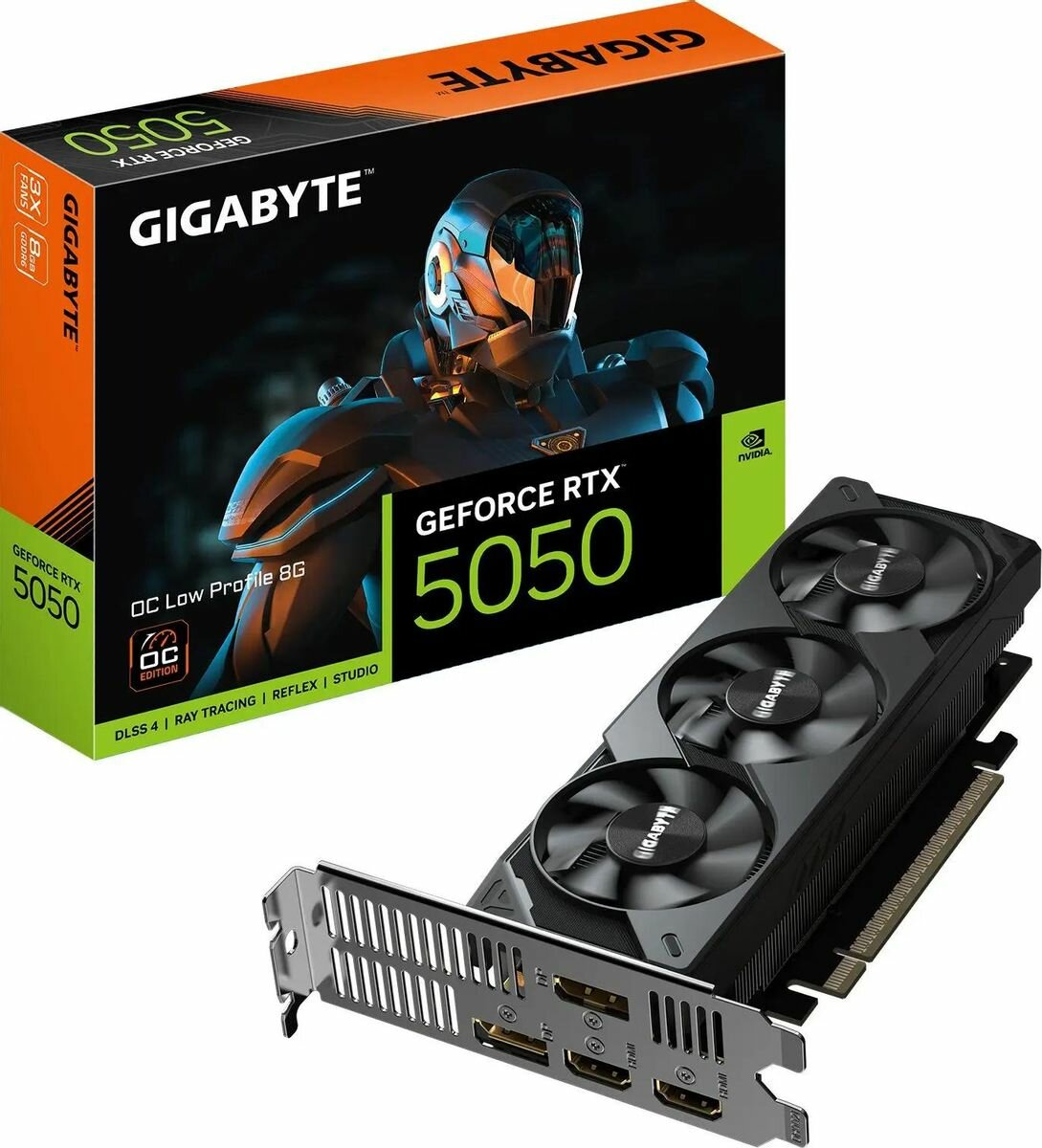 Gigabyte Видеокарта GeForce RTX 5050 8 ГБ (GV-N5050OC-8GL)