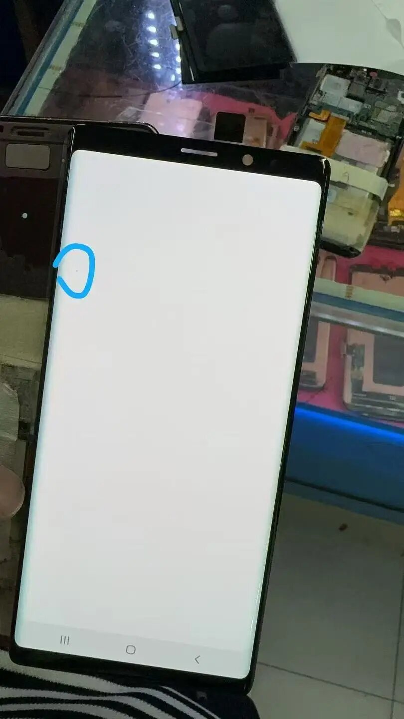 Amoled с дефектом ЖК-дисплея для Samsung Note 9 N960F N960U ЖК-дисплей с дигитайзером сенсорного экрана для Samsung Note 9, ЖК-дисплей Note9 With Dot