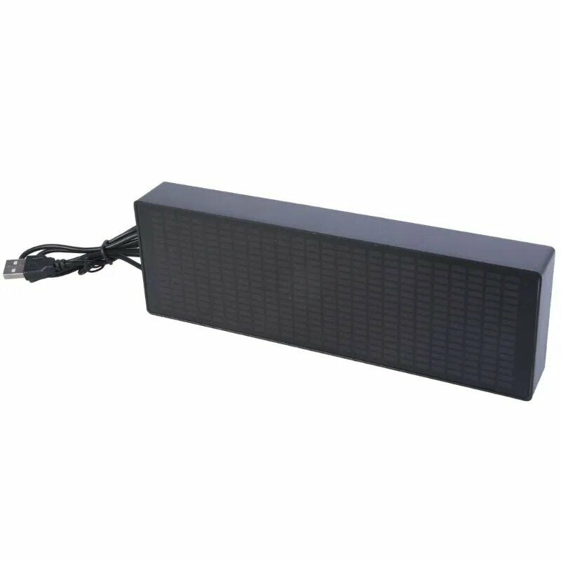 384 светодиод 1624 сегмент Rhythm Light Music Spectrum Displum Sensor Analyzers Анализаторы, Черный