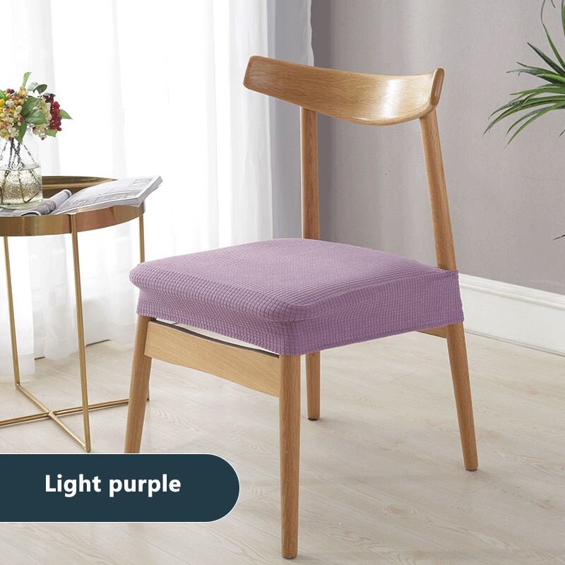 Чехол для стула stylish and soft, фиолетовый, для столовой и офиса, легкий в уходе