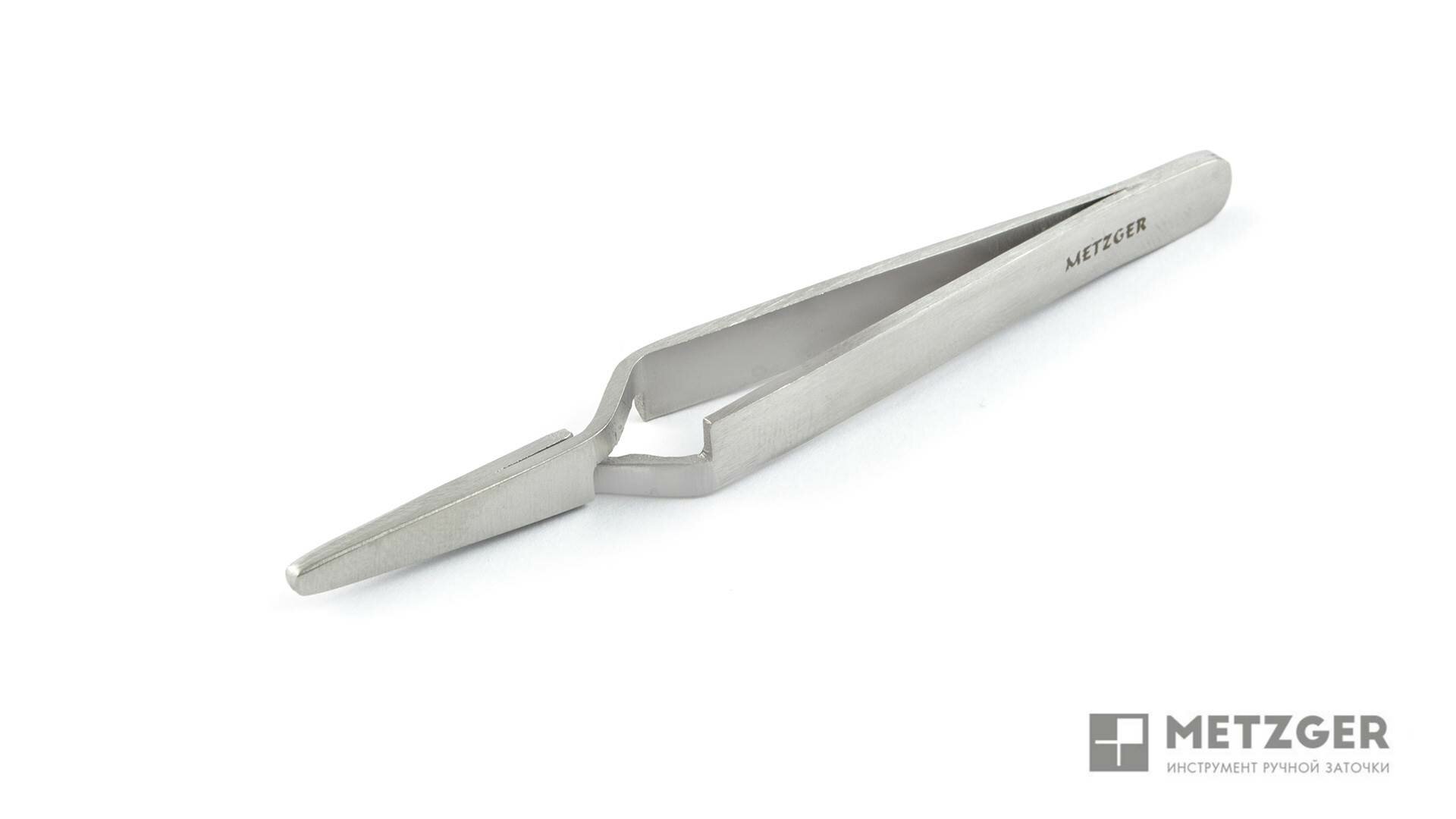 Пинцет METZGER , PTC-621-D Nail Fit , для поджатия ногтей , профессиональный инструмент