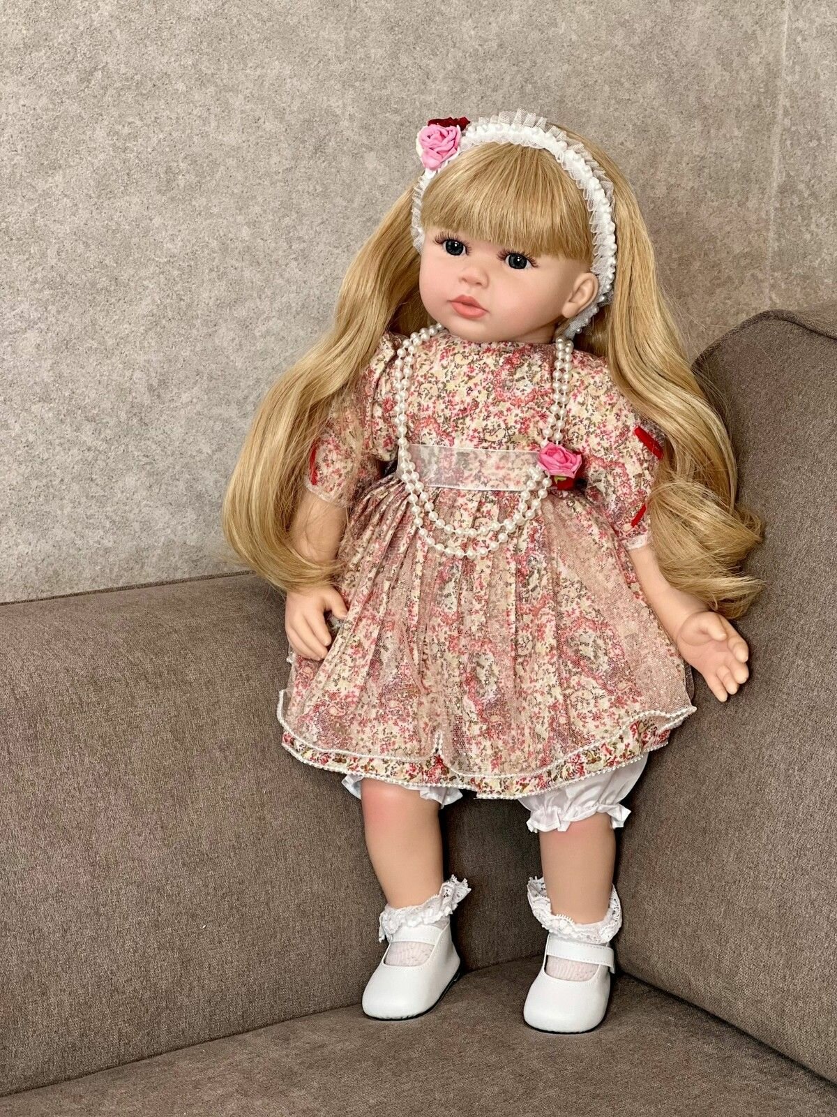 Кукла Реборн мягконабивная 60см